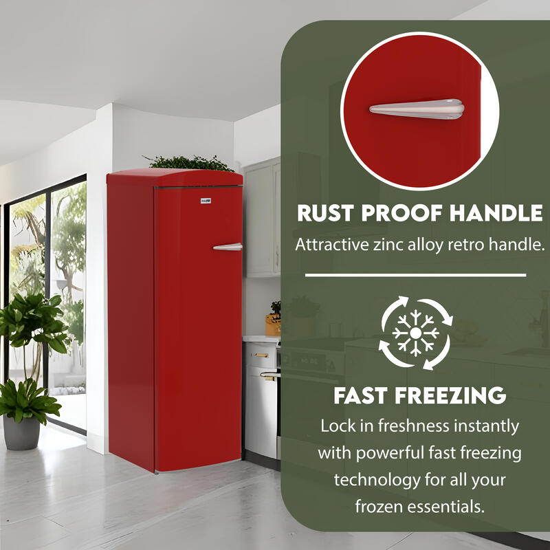 Conserv 8.3 cu. ft. Black Classic Retro Upright Freezer Frost Free-red ...